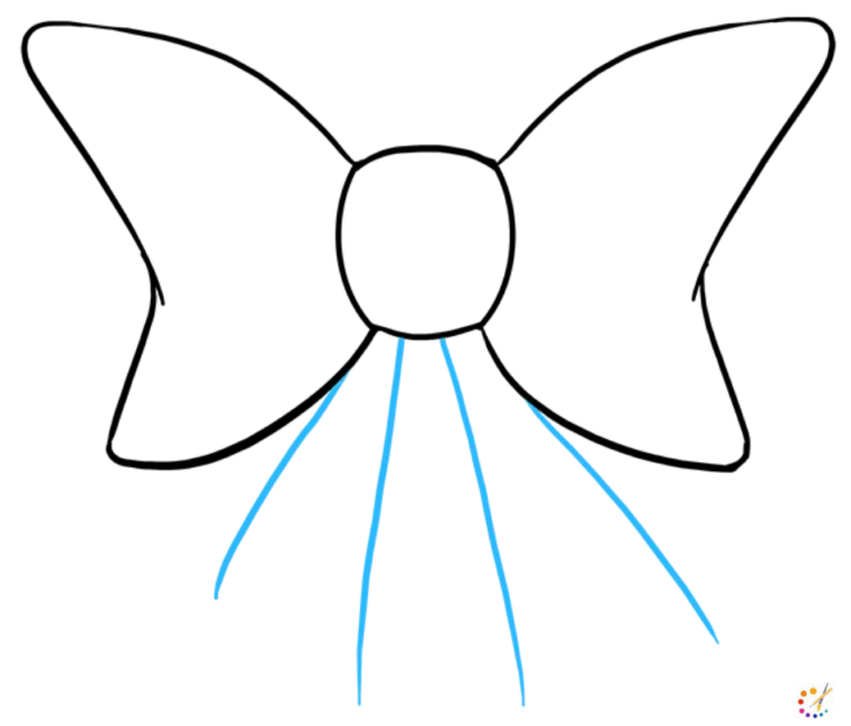 How to Draw a Ribbon Step By Step – For Kids & Beginners