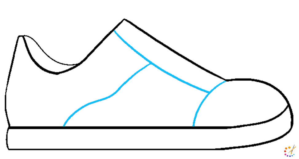 How to Draw Shoes Step By Step - For Kids & Beginners