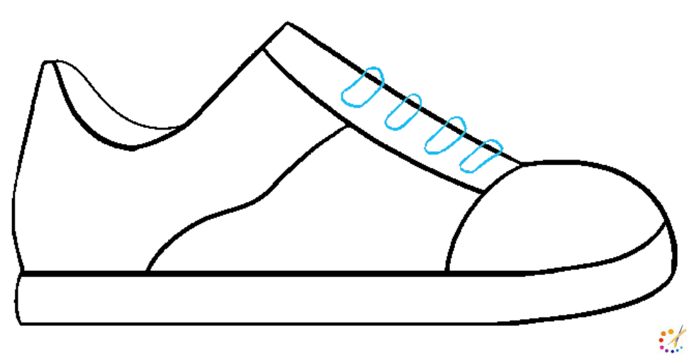 How to Draw Shoes Step By Step - For Kids & Beginners