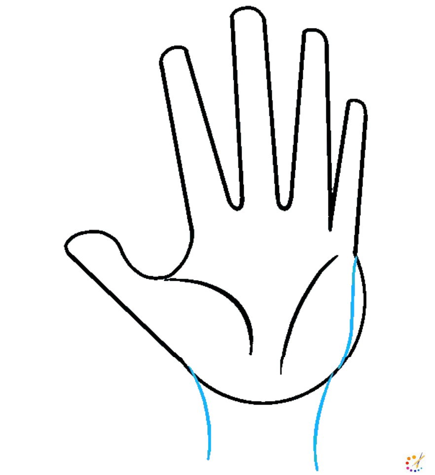 How To Draw Fingers Step By Step – For Kids & Beginners