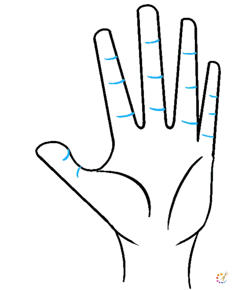 How To Draw Fingers Step By Step – For Kids & Beginners