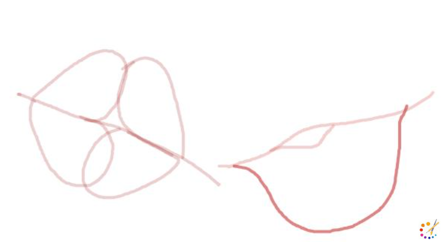 How to Draw Kissing Lips Step By Step - For Kids & Beginners