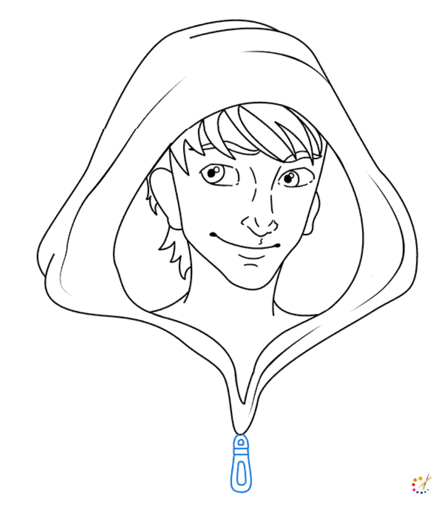How to Draw Hoods or Hoodies Step by Step - For Beginners