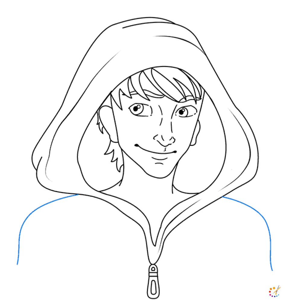How to Draw Hoods or Hoodies Step by Step - For Beginners