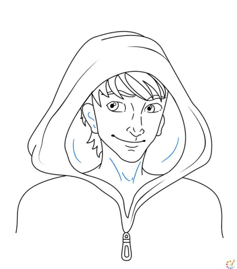 How to Draw Hoods or Hoodies Step by Step - For Beginners
