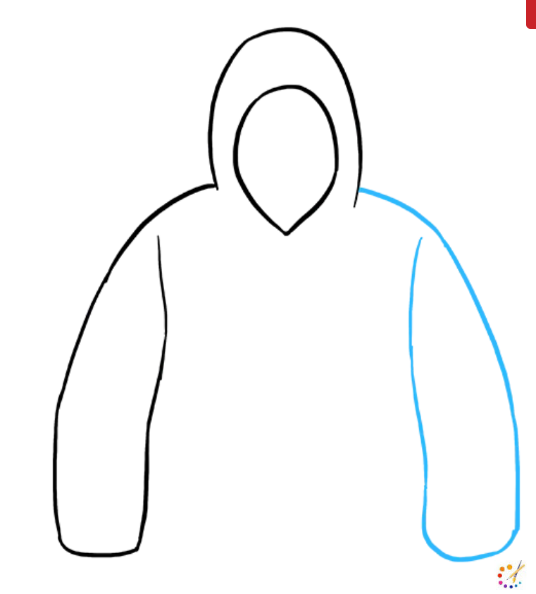 How to Draw Hoods or Hoodies Step by Step - For Beginners