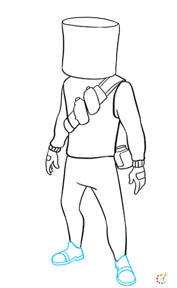 How to Draw Fortnite Step By Step – For Kids & Beginners