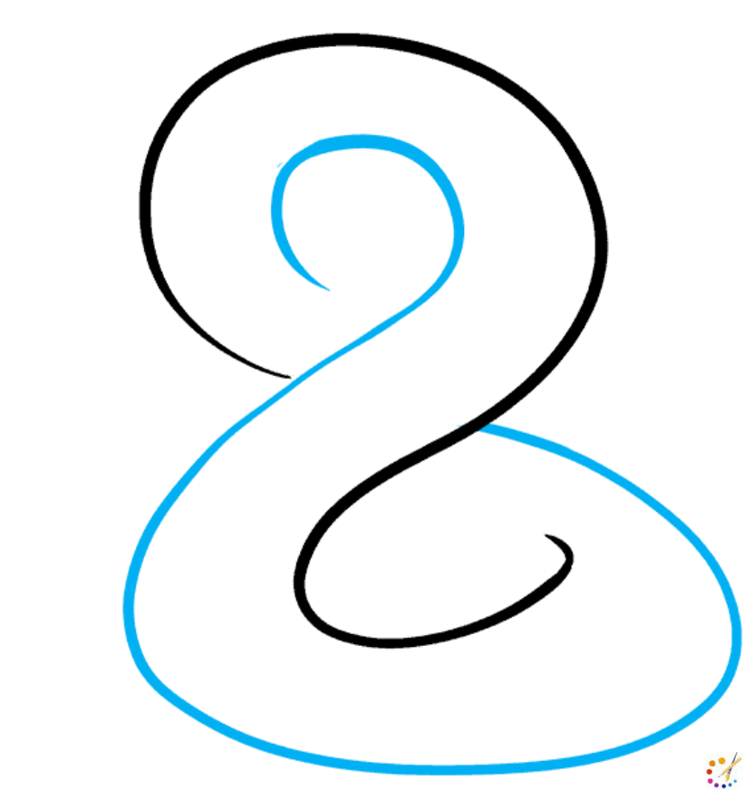 How to Draw A Snake Step By Step - For Kids & Beginners