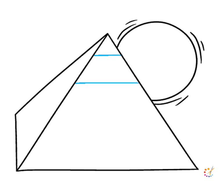 How to Draw a Pyramid Step By Step – For Kids & Beginners