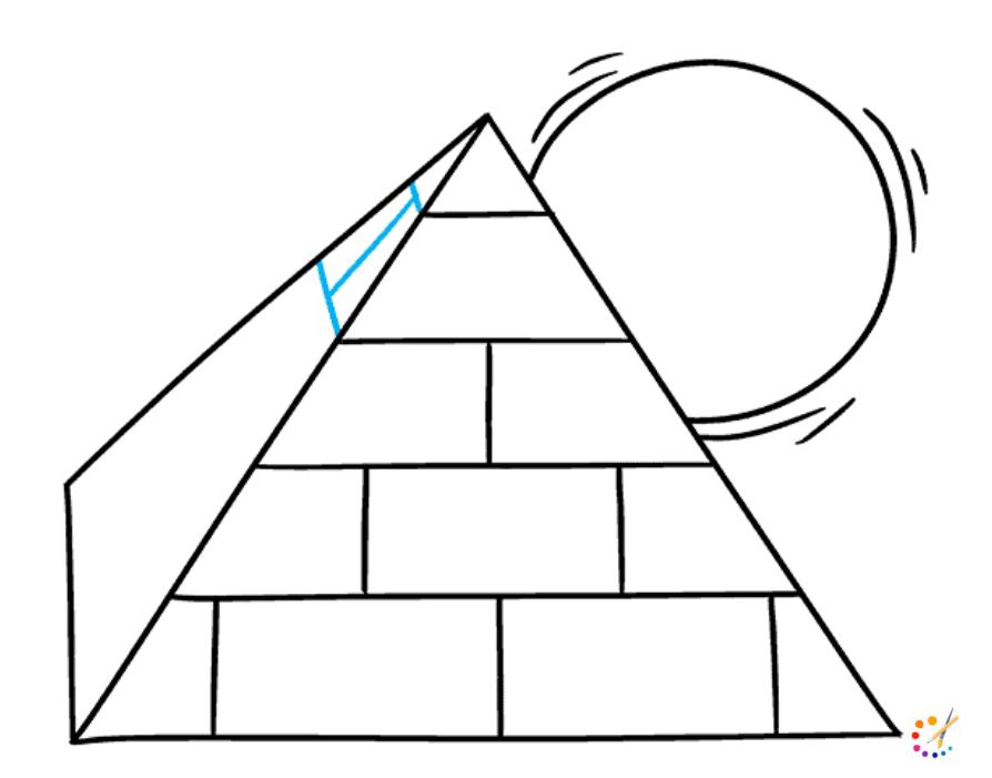 How to Draw a Pyramid Step By Step – For Kids & Beginners
