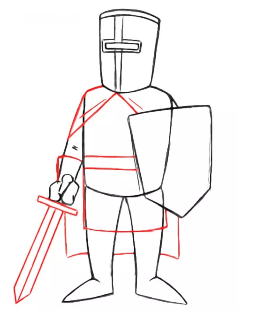 How to Draw a Knight Step by Step - For Kids & Beginners