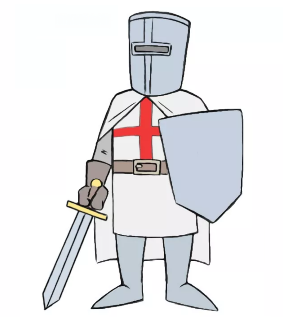 How to Draw a Knight Step by Step - For Kids & Beginners