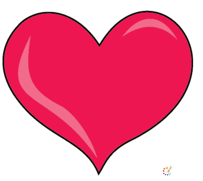 How to Draw Heart Step By Step - For Kids & Beginners