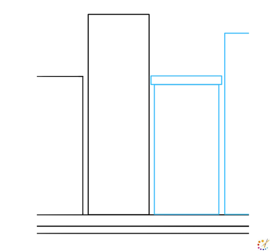 How To Draw Buildings Step By Step – For Kids & Beginners