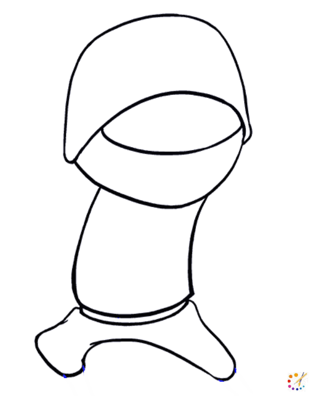 How to Draw a Ninja Step By Step - For Kids & Beginners