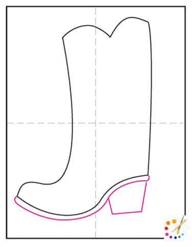 How to Draw Boots Step By Step – For Kids & Beginners