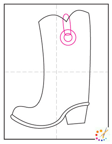How to Draw Boots Step By Step – For Kids & Beginners