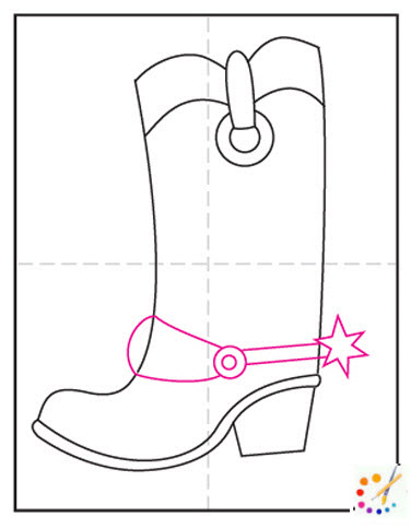 How to Draw Boots Step By Step – For Kids & Beginners