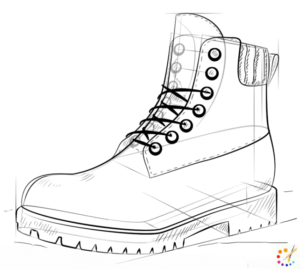 How to Draw Boots Step By Step – For Kids & Beginners