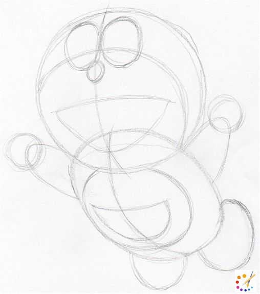 How to Draw Doraemon Step By Step - For Kids & Beginners
