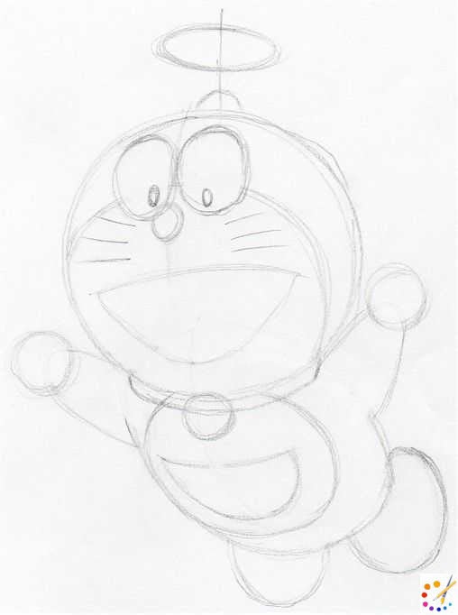 How to Draw Doraemon Step By Step - For Kids & Beginners