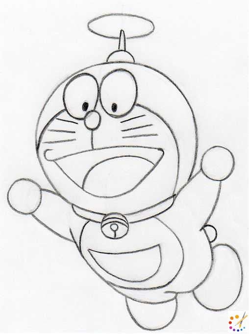 How to Draw Doraemon Step By Step - For Kids & Beginners