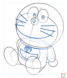 How to Draw Doraemon Step By Step - For Kids & Beginners