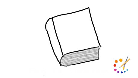 How to Draw a Book Step by Step [Open & Close] - How to Draw Anything ...