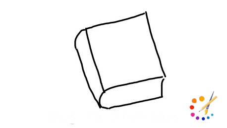 How to Draw a Book Step by Step [Open & Close] - How to Draw Anything ...