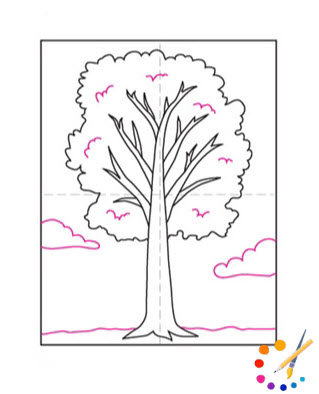 How To Draw A Tree Step By Step Guide – For Kids & Beginners