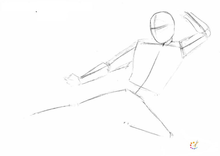 How to Draw a Ninja Step By Step - For Kids & Beginners