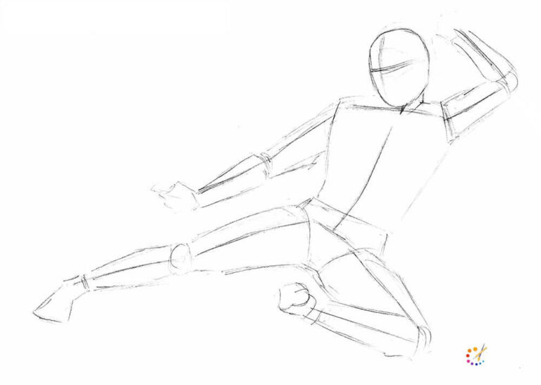 How to Draw a Ninja Step By Step - For Kids & Beginners