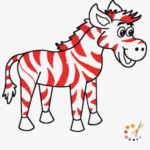 How to Draw Zebra Step By Step - For Kids & Beginners