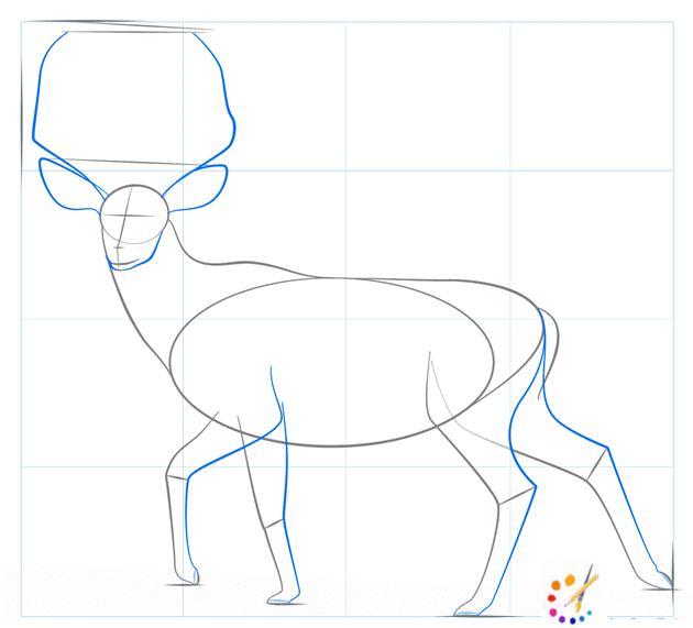 How to Draw a Deer Step By Step Guide - For Kids & Beginners