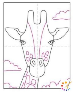 How to Draw a Giraffe Step By Step – For Kids & Beginners