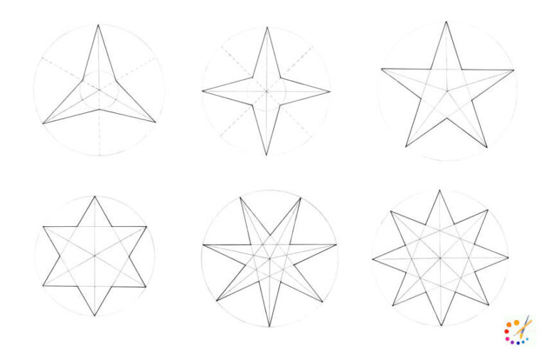 How to Draw a Star Step By Step – For Kids & Beginners