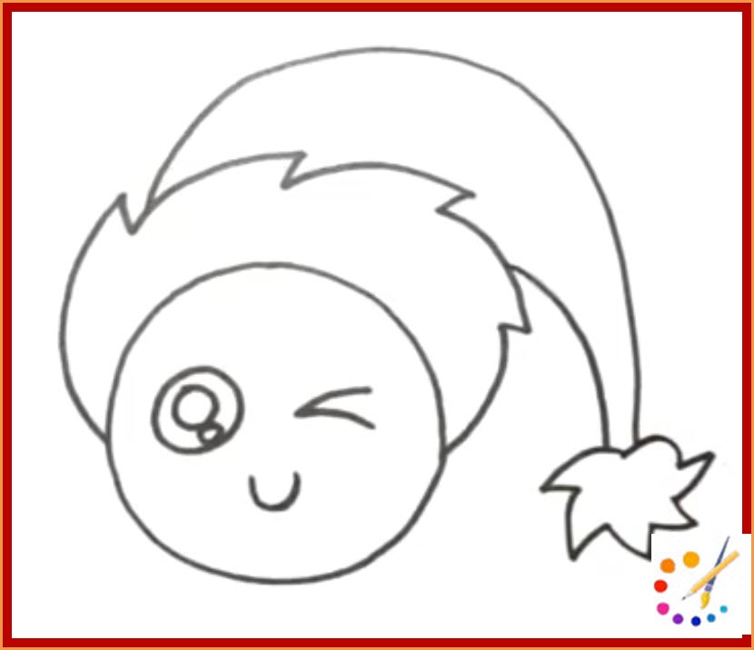 How To Draw Wink Emoji Step by Step for Beginners