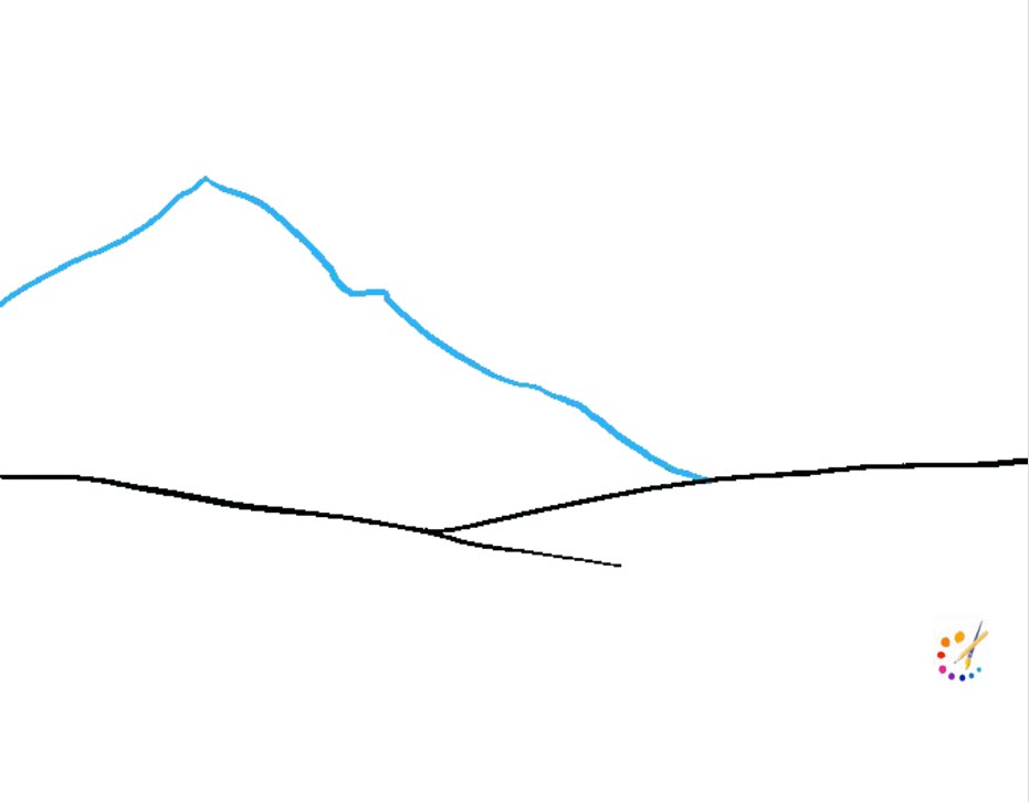 How to Draw Mountains Step By Step – For Kids & Beginners