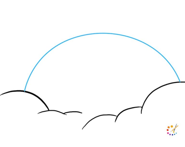 How to Draw a Rainbow Step By Step – For Kids & Beginners