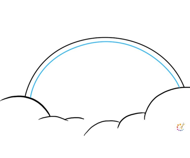 How to Draw a Rainbow Step By Step – For Kids & Beginners