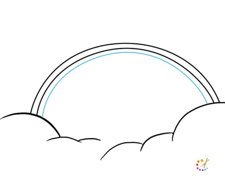 How to Draw a Rainbow Step By Step – For Kids & Beginners