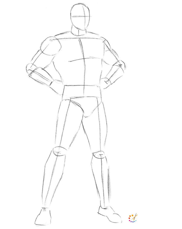 How to Draw Superman Step By Step - For Kids & Beginners