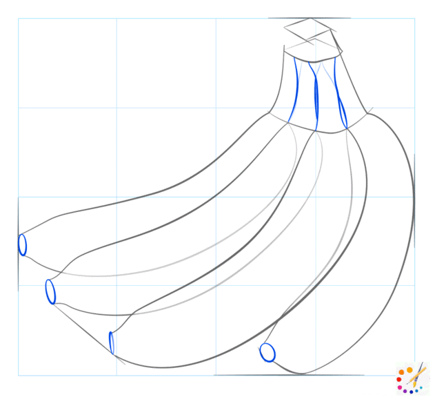 How To Draw a Banana Step By Step – For Kids & Beginners