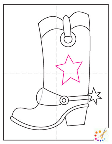 How to Draw Boots Step By Step – For Kids & Beginners