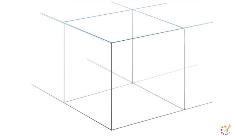 How to Draw a Cube Step By Step - For Kids & Beginners