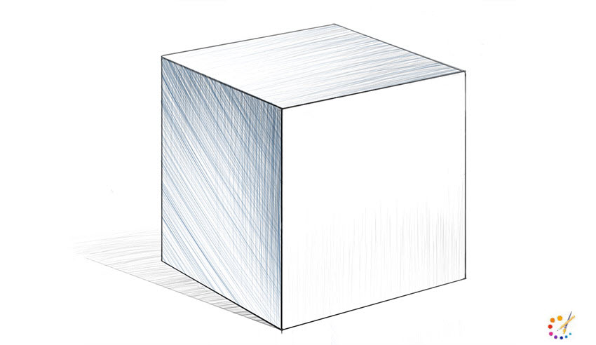 How to Draw a Cube Step By Step - For Kids & Beginners