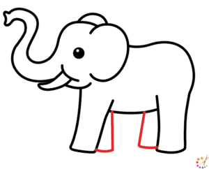 How to Draw an Elephant Step By Step – For Kids & Beginners