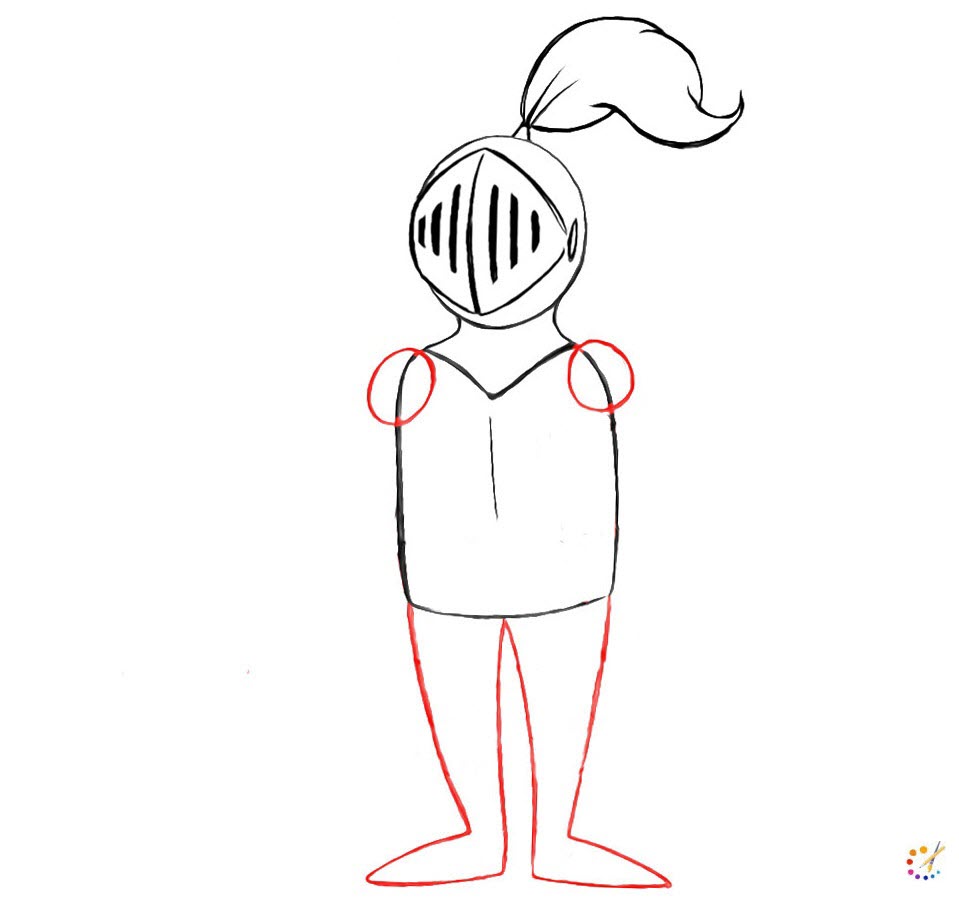 How to Draw a Knight Step by Step - For Kids & Beginners
