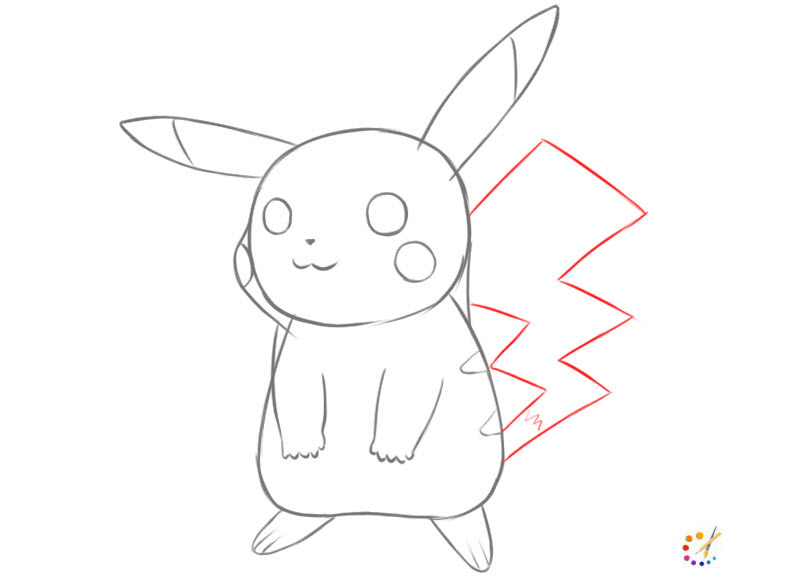 How to Draw Pikachu Step By Step - For Kids & Beginners