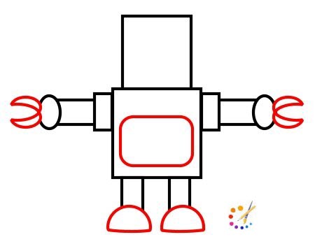 How to Draw Robot Step By Step - For Kids & Beginners